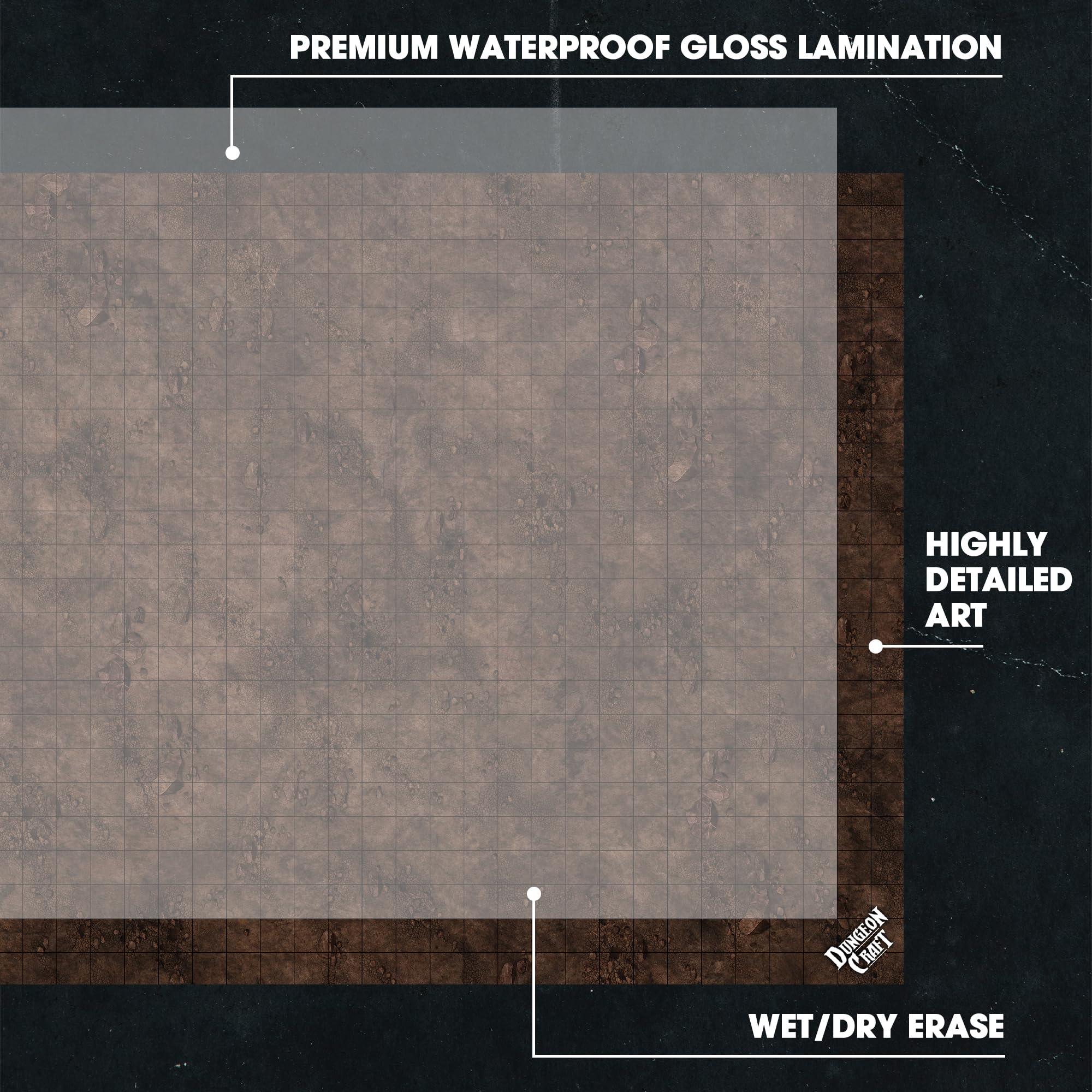 DUNGEON CRAFT Battlemaps Board Game, Battle Mat For Dungeons And ...