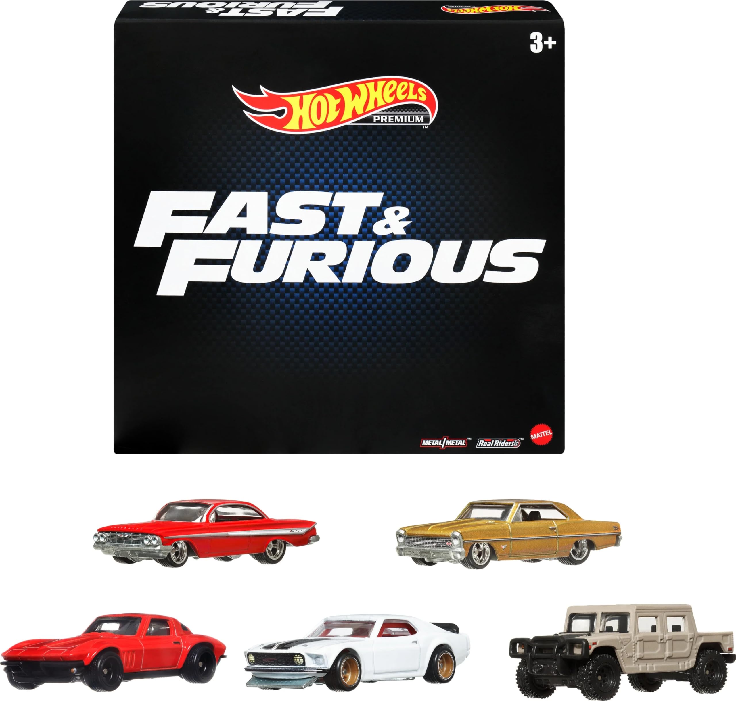 Mua Cars, Premium Fast & Furious 1:64 Scale 5-Pack Die-Cast Toy Cars ...