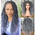 Amazon.com : MURAMURA HAIR Goddess Faux Locs Wigs for Black Women ...
