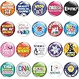Amazon.com: Dvbonike 40Pcs Science Button Pins - Scientific Element ...