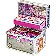 Amazon.com: Disney Princess Train Case Girls Beauty Set, Kids Makeup ...