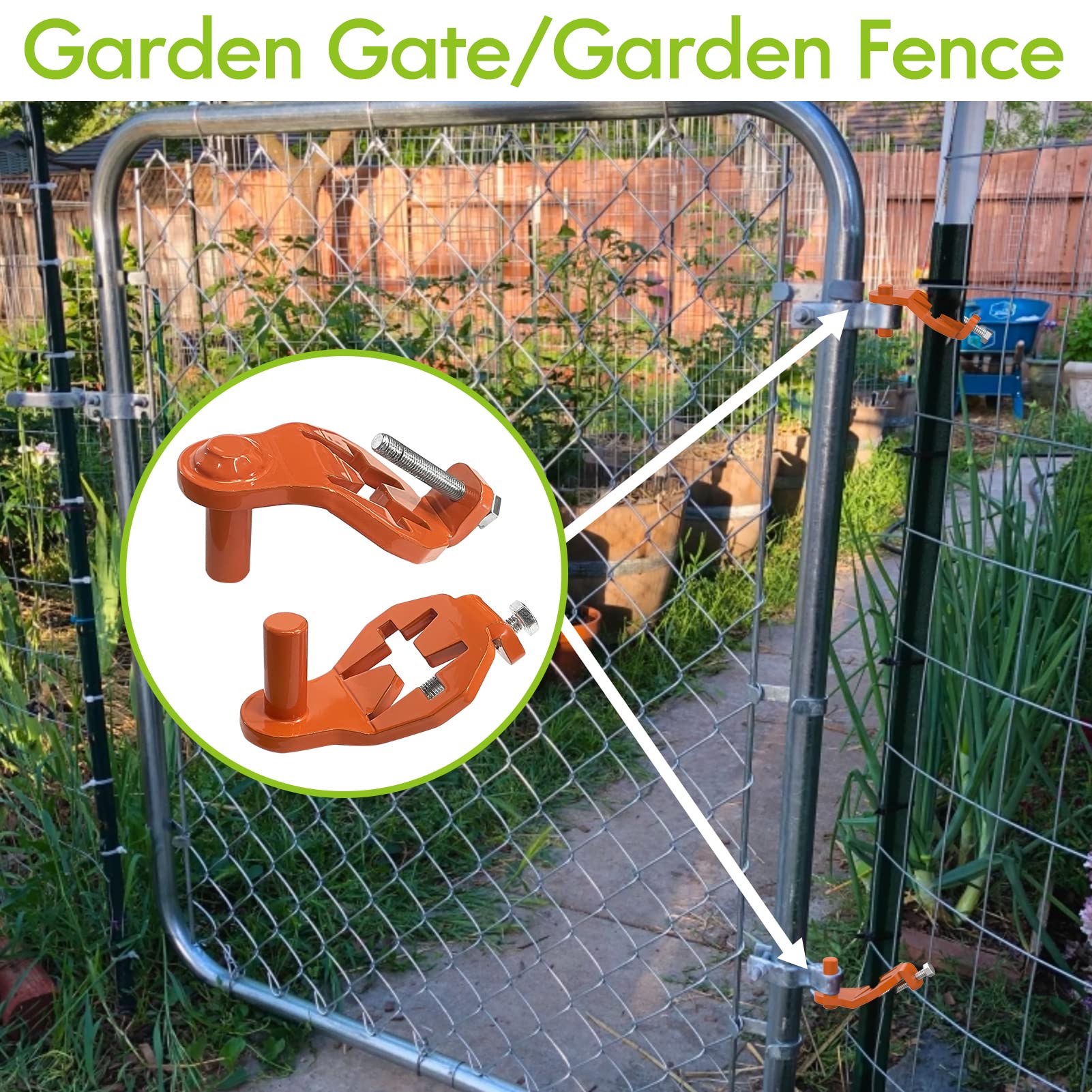 T-Post Gate Hinge Pins - Heavy Duty Gate Hanger, Hang A Gate From A ...