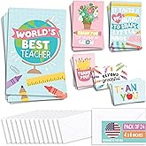 Amazon.com: Sustainable Greetings 48 Pack Teacher Appreciation Cards ...