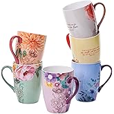 Amazon.com: Christian Art Gifts Ceramic Coffee or Tea Mug Set for Women ...