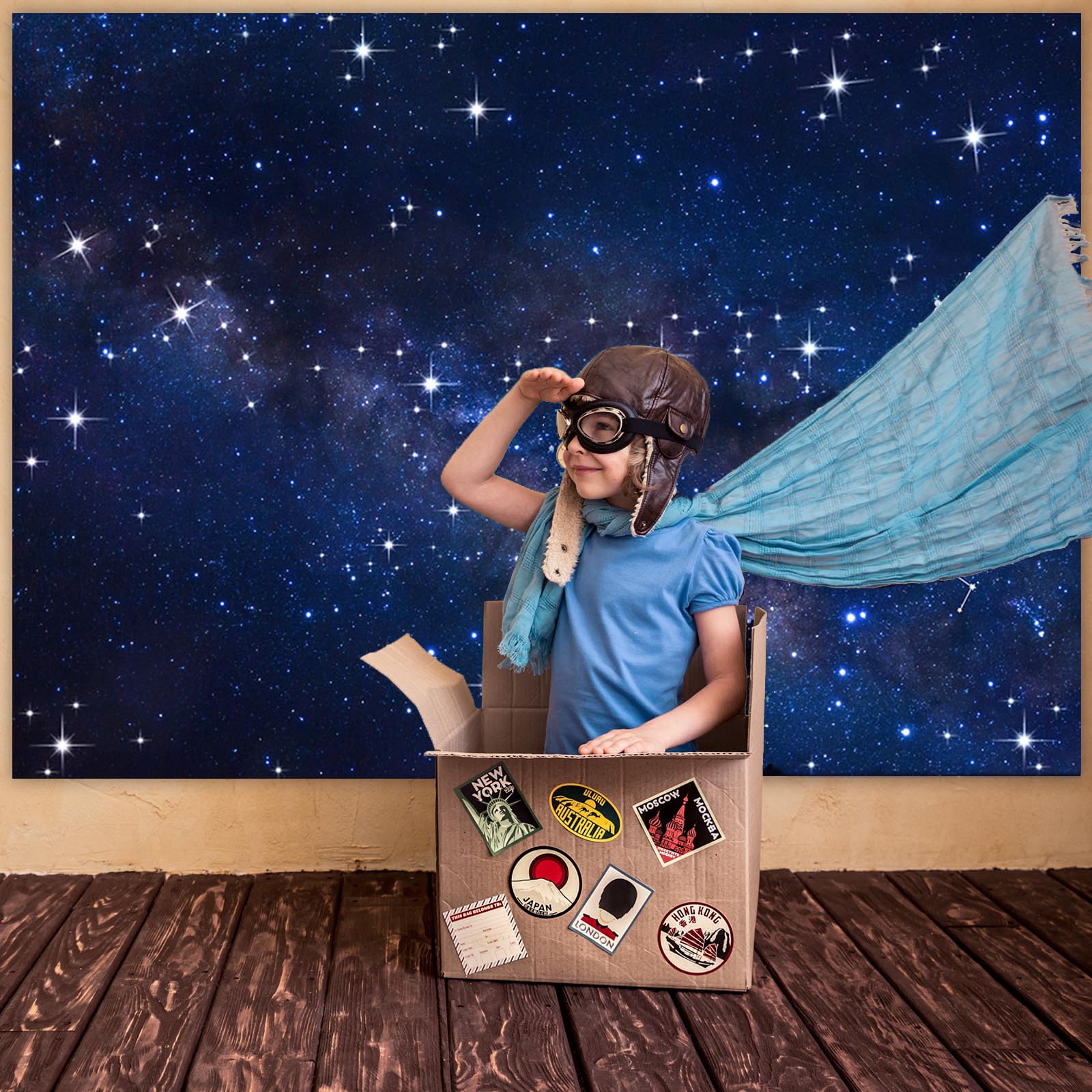 Mua Avezano Starry Night Sky Backdrop Outer Space Galaxy Birthday ...