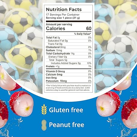 Mua Gummy Candy - Large Jelly Filled Gummies - Soccer Candy - 17 Pcs ...