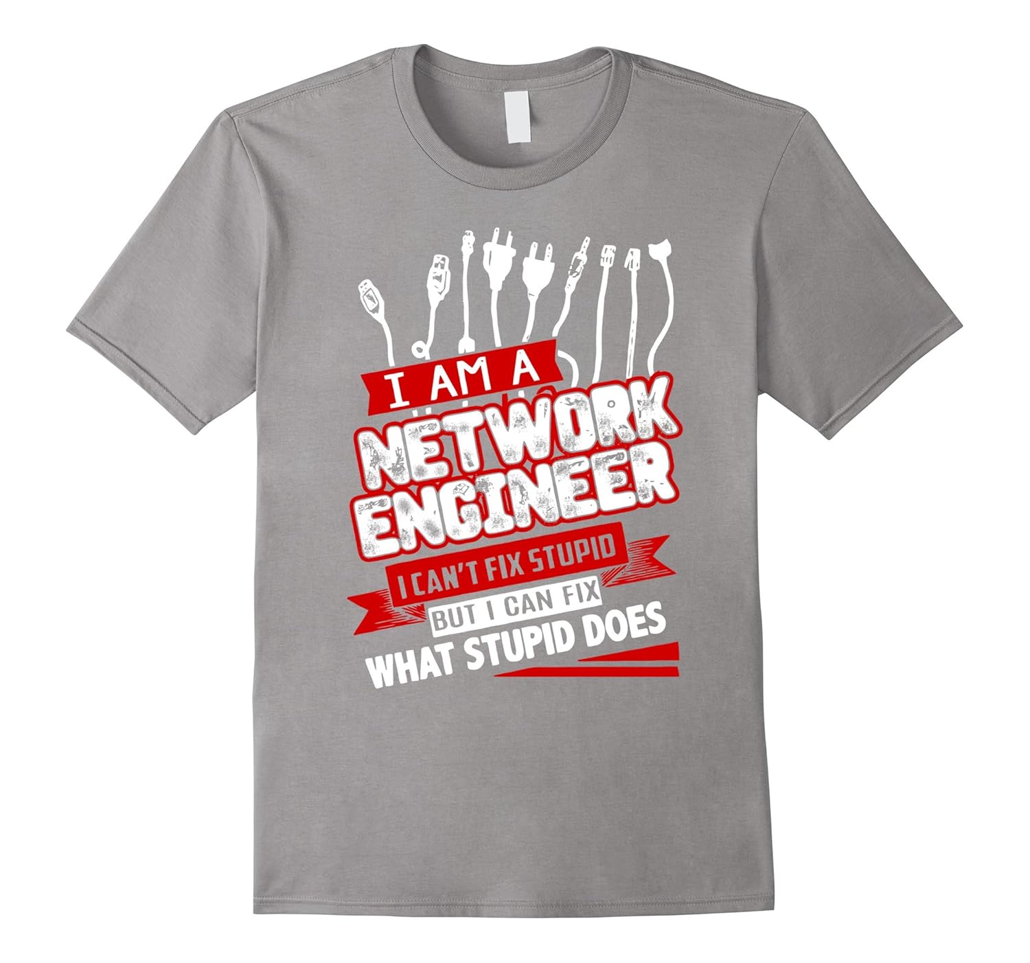 I’m A Network Engineer Shirt, Stupid Shirt, Funny Job Shirt-BN – Banazatee