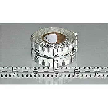 Adhesive Continuous Ruler Roll Tape - Fractional - 1 Inch Wide, 12 Inch ...