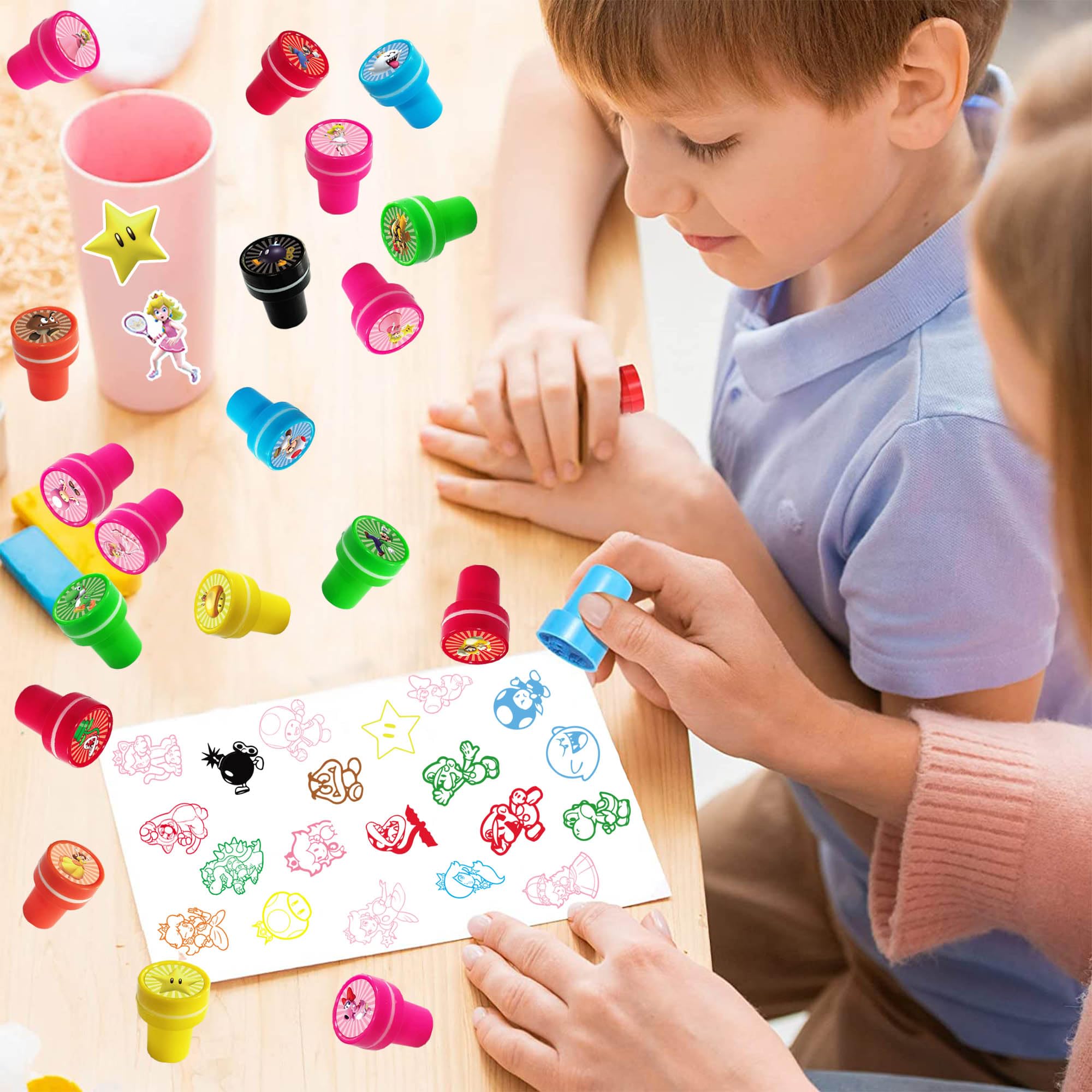 Mua 120Pcs Princess Peach Birthday Party Favors,Princess Peach Birthday ...