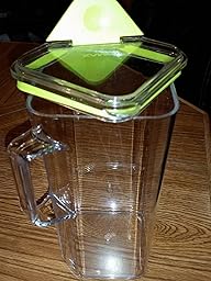Amazon.com | Komax Tritan Clear Large (2 quart) Pitcher With Green Lid ...