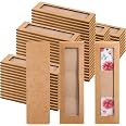 Amazon.com: 100 Set Blank Kraft Bookmarks Sleeves with Boxes Resin ...