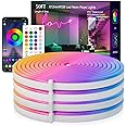 Amazon.com: SILFU Neon Rope Lights, 50FT RGB Led Strip, Waterproof IP67 ...