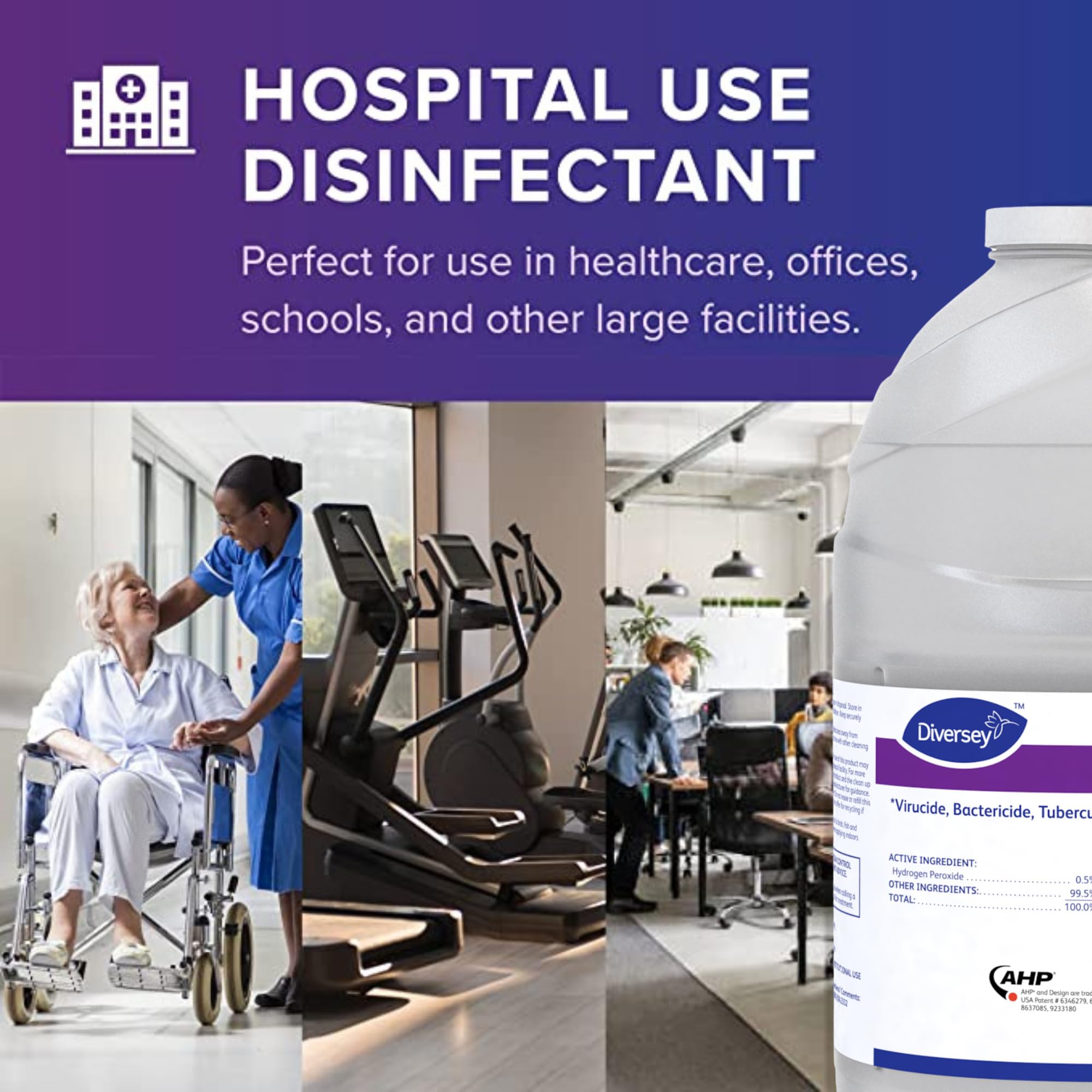 Oxivir Diversey 100898636 Tb One-Step Liquid Disinfectant Cleaner ...