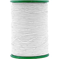 Shirring Elastic Thread for Sewing - White Thin Fine Elastic Sewing ...