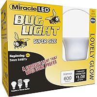 Amazon.com: Miracle LED Yellow Bug Light MAX - Replaces 100W - A19 ...