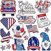 Amazon.com: 25 Pieces 4th of July Refrigerator Magnets Patriotic July ...
