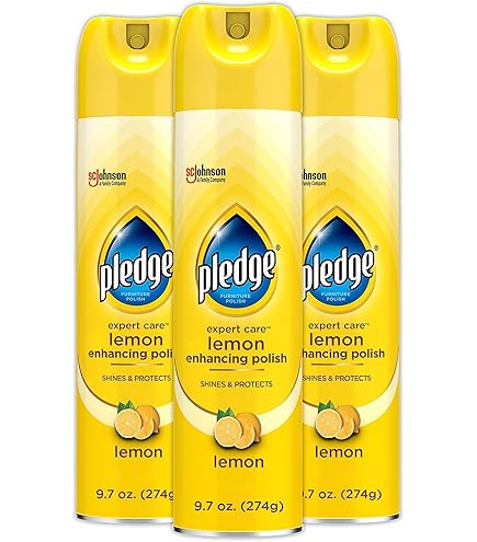 Pledge Multi Surface Cleaner Spray Furniture Polish With Lemon EO ...
