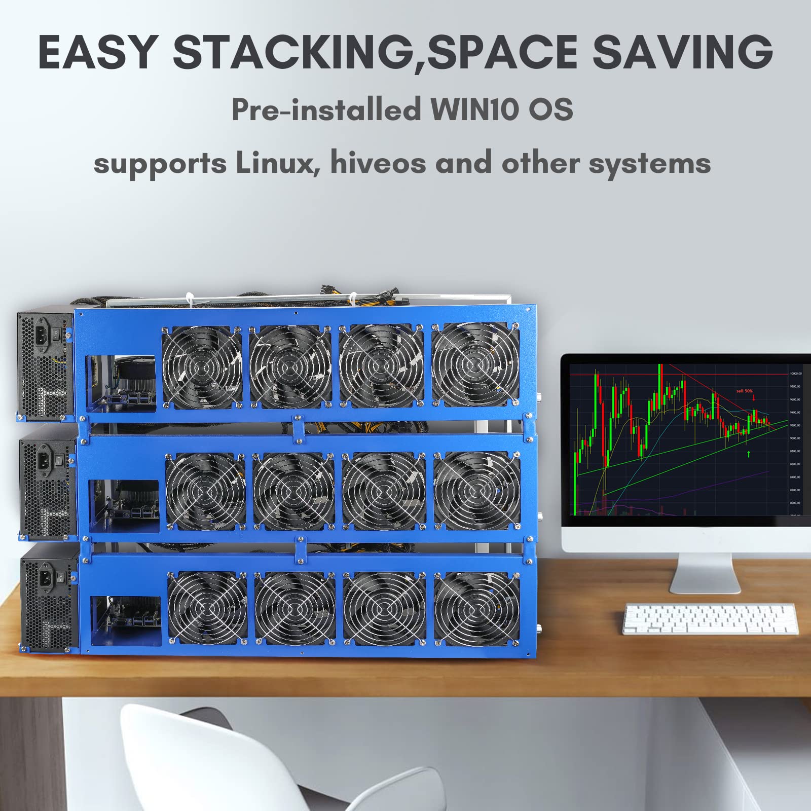 Mua SUOHUI Complete GPU Mining Rig for Ethereum Classic ETC/ETH/RVN ...