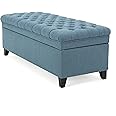 Amazon.com: Storage Ottoman Bench for Bedroom, 50" Queen King Size ...
