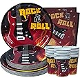 Amazon.com: Rockstar Party Supplies (Serves 24) Dinner Plates, Dessert ...