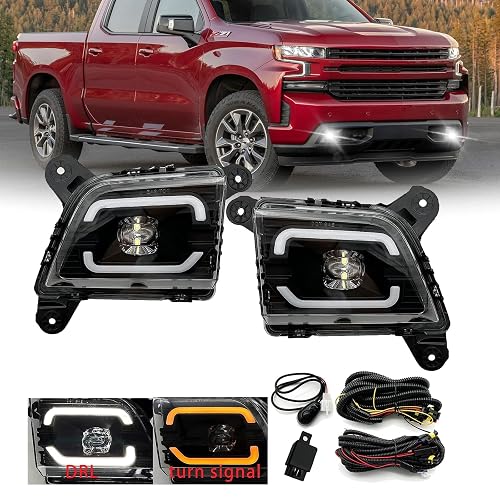 LED with DRL Fog Lights Compatible with 2019 2020 2021 2022 2023 ...