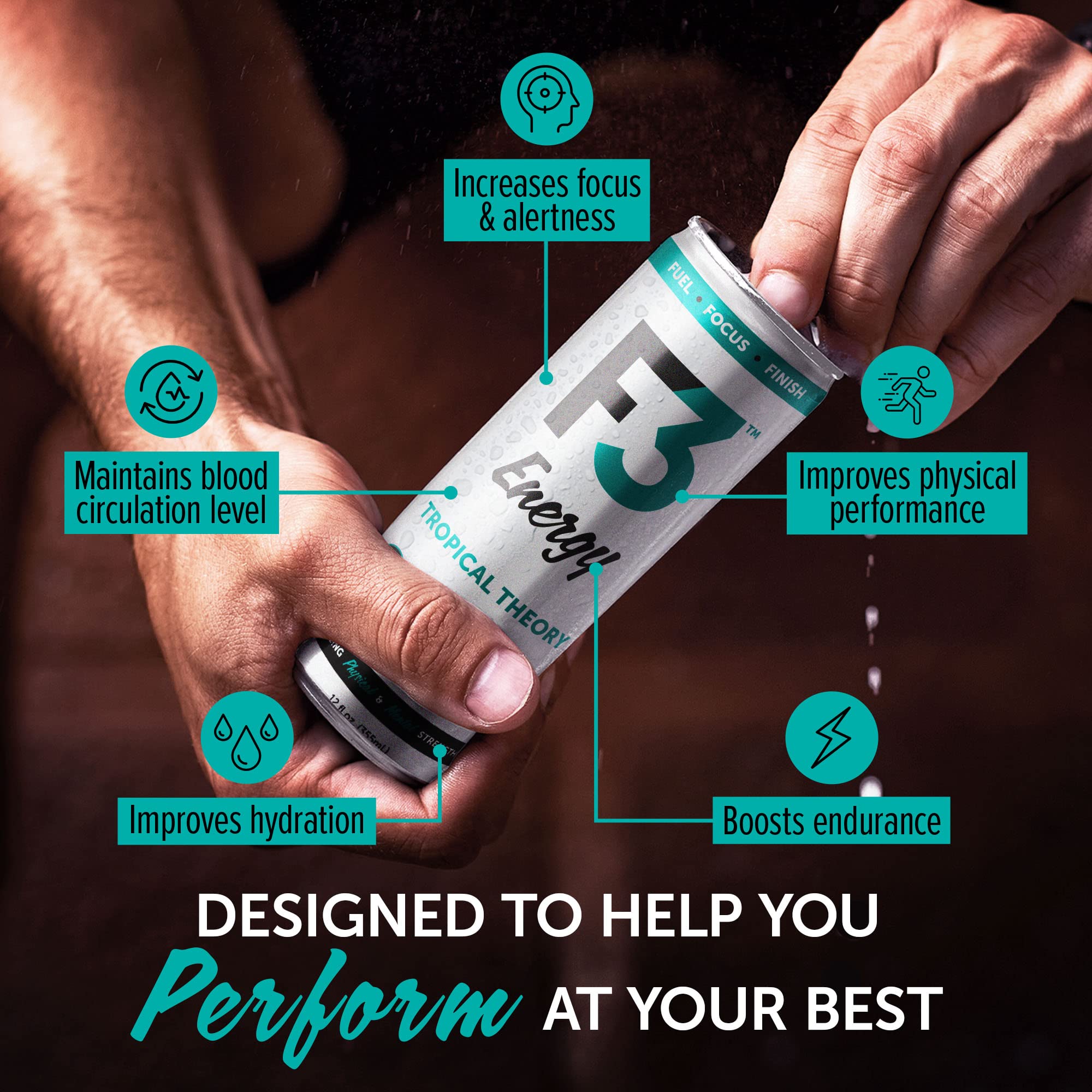 Mua F3 Energy - Tropical Theory Energy Drink, Muscle Building Sports ...