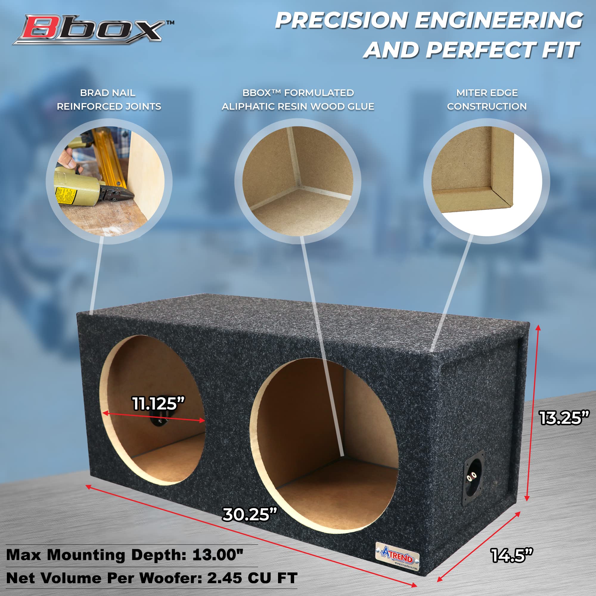 Mua Bbox Dual Sealed 12 Inch Subwoofer Enclosure - SPL Tuned Car ...