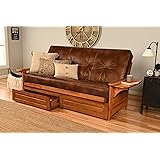 Amazon.com: Kodiak Furniture Tucson Full Size Futon Set in Rustic ...