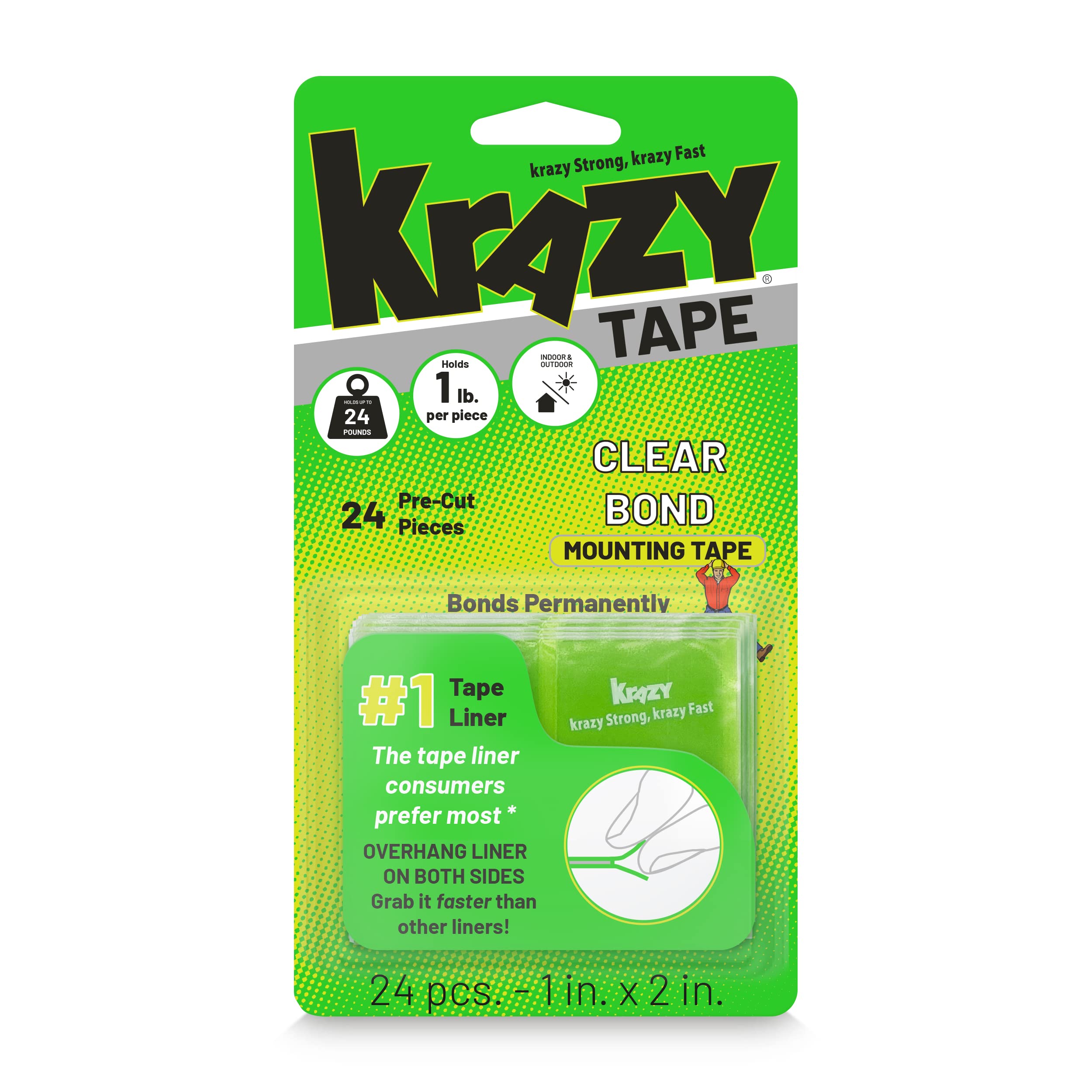Mua Tape Clear 2 Sided Mounting Tape, Double Sided Tape, 2 Inch ...