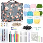 Amazon.com: Katech Beginner Yarn for Crocheting and Knitting-Crochet ...