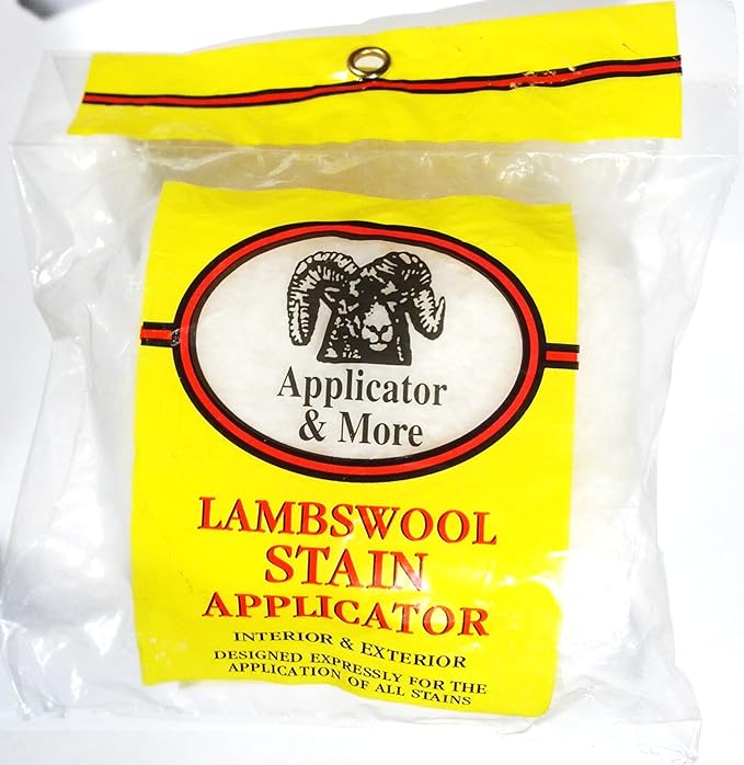 Applicator & More 44600 Lambswool Stain Applicator, Beige: Amazon.co.uk ...