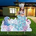 Amazon.com : Lineshading Mermaid Party Decoration Mermaid Tail LED Yard ...