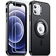 Amazon.com: Temdan Magnetic for iPhone 12 Case,iPhone 12 Pro Case,[Compatible with Magsafe ...