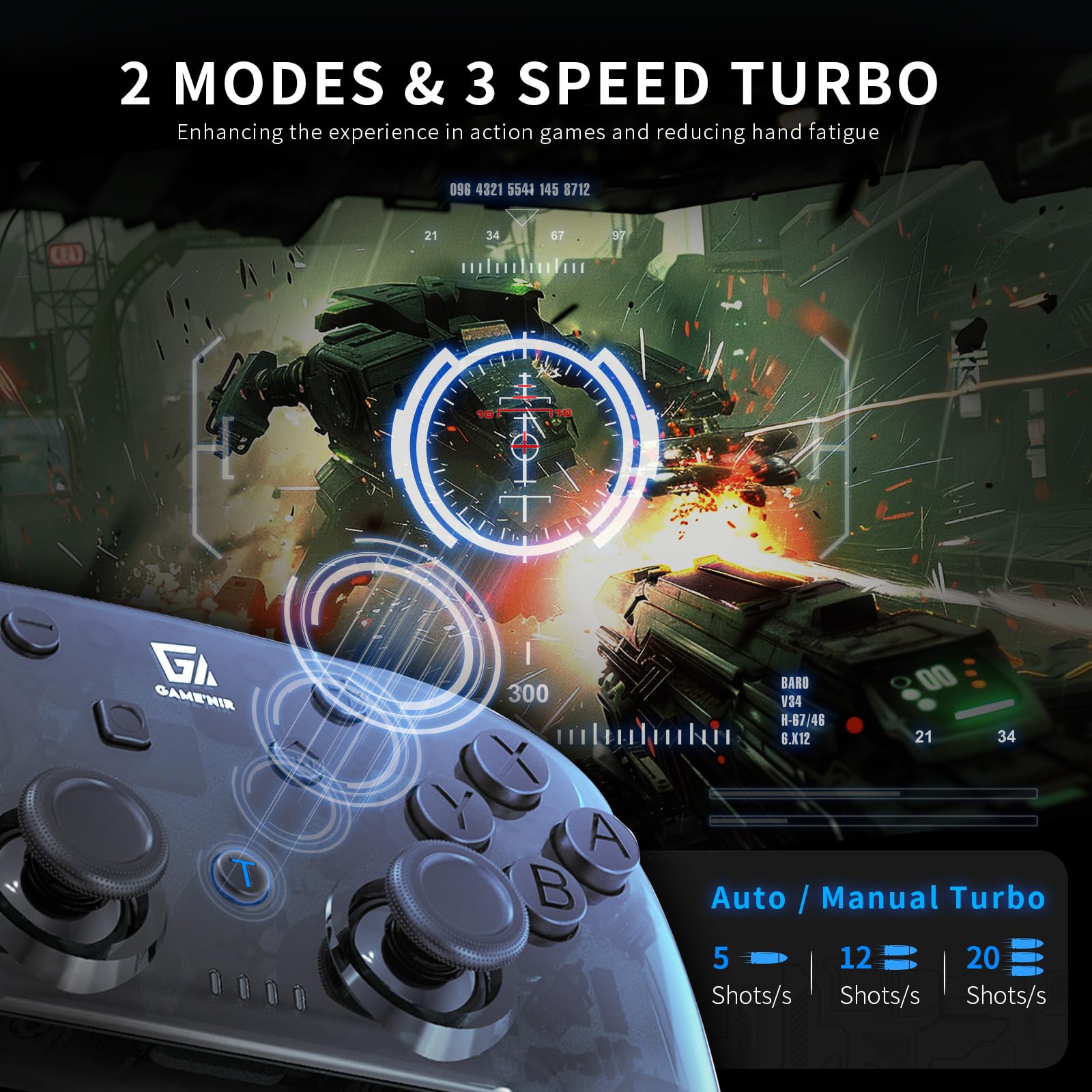 Mua GAME'NIR BLACK SYMMETRY Wireless Switch Controller, Ergonomic ...