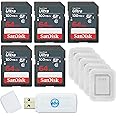 Amazon.com: SanDisk 64GB Ultra SD Memory Card 5 Pack SDXC UHS-I Class 10 (SDSDUNR-064G-GN3IN ...