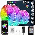 Amazon.com: AILBTON Led Strip Lights,60ft Music Sync Color Changing ...
