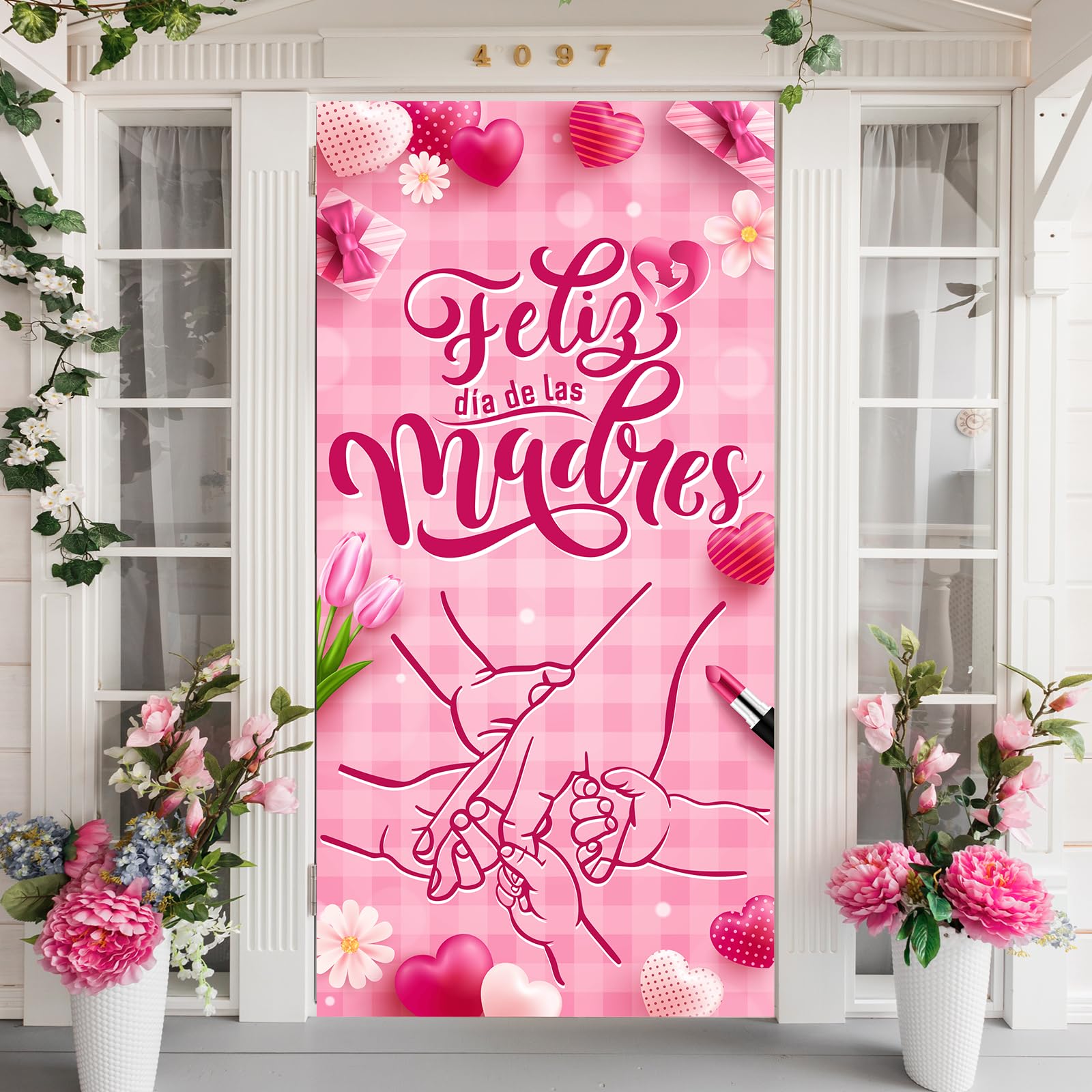 Feliz Dia de las Madres Banner-Large Mothers Day Door Cover Happy ...
