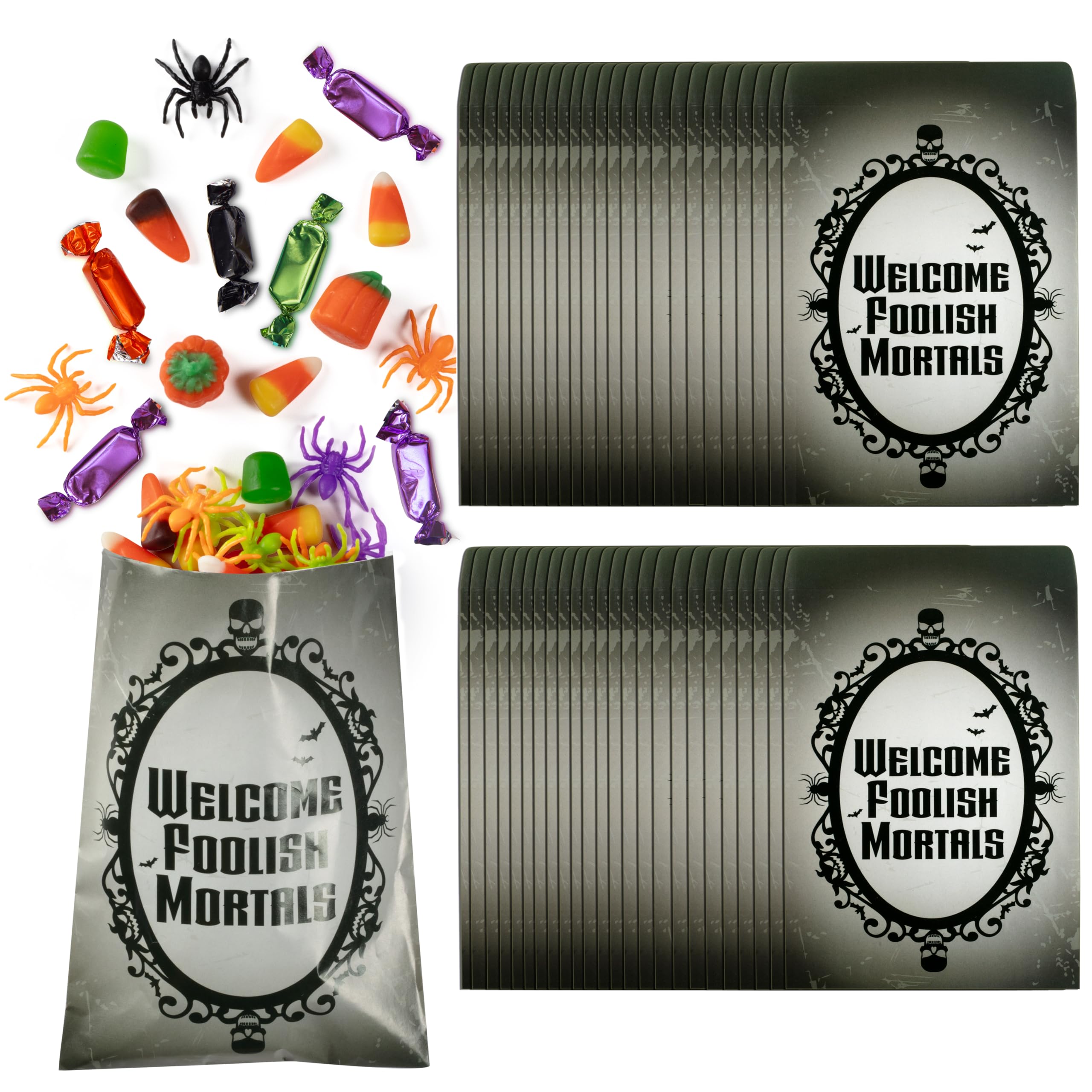 Halloween Treat Bags (48 Pack) Create Your Own Haunted Mansion with ...