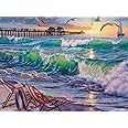 Amazon.com: Buffalo Games - Darrel Bush - 1000pc Seaside Escape - 1000 Piece Jigsaw Puzzle for ...