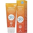 Amazon.com: DERMA E Sun Defense Mineral Oil-Free Sunscreen SPF 30 Face ...