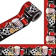 Amazon.com: Whaline 32.8ft Movie Night Bulletin Board Borders Popcorn ...