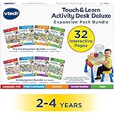 Amazon.com: VTech Activity Desk 4-in-1 Kindergarten Expansion Pack ...