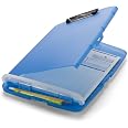 Amazon.com: Officemate Slim Clipboard Storage Box, Translucent Blue ...