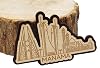 Printtoo Souvenir Engraved Wooden Manama Bahrain City Fridge Magnet ...