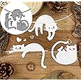 Amazon.com: 3Pcs/Set Cats Metal Die Cuts, Lovely Lying Cats Metal ...