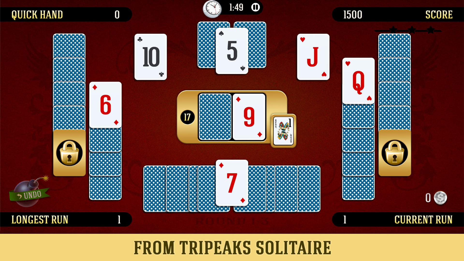 Towers Battle: Tripeaks or Pyramid Solitaire:Amazon.es:Appstore for Android