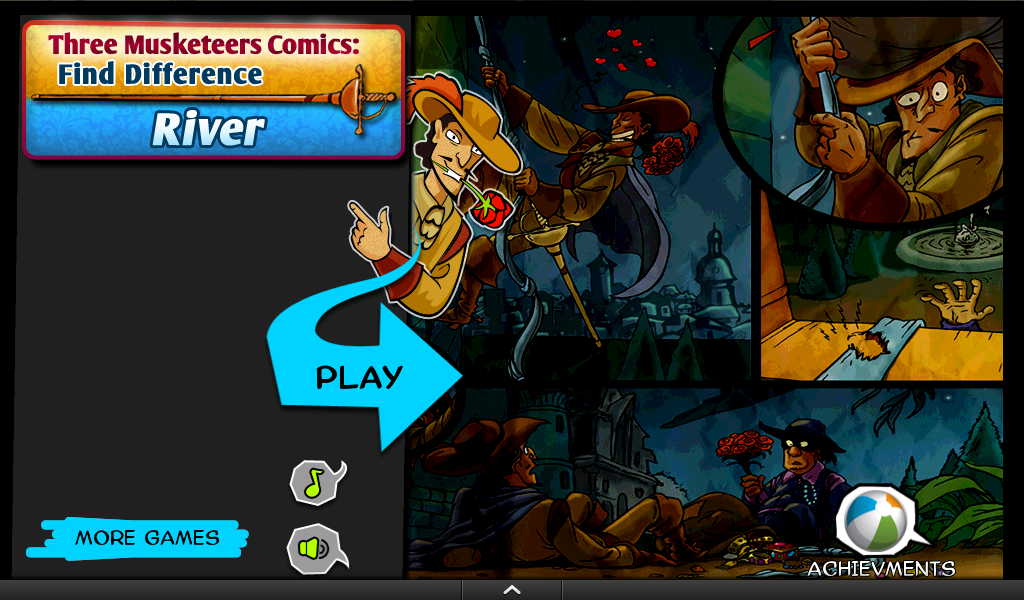 Three Musketeers Comics: River (Lite) Hidden object (Kindle Fire ...