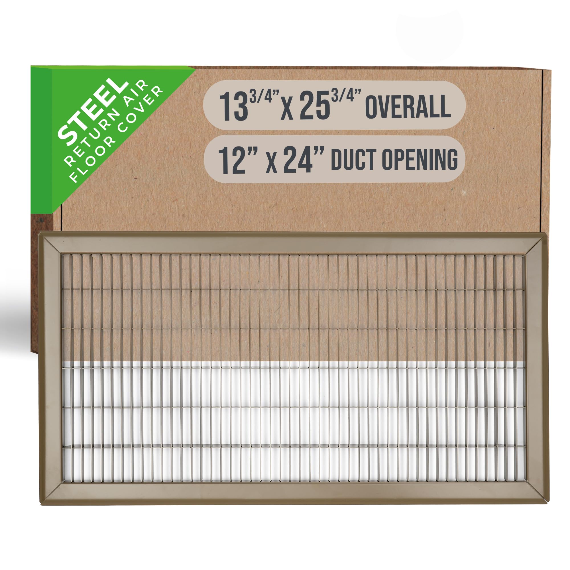 Fits 12x24 and 24x12 Duct Opening | Return Air Floor Grille by Handua ...