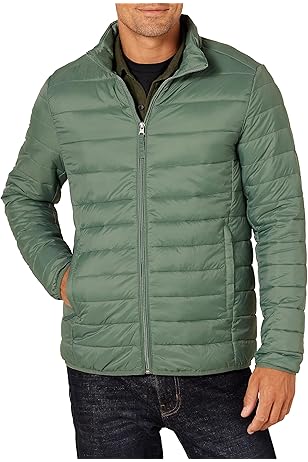 Men's Packable Lightweight Water-Resistant Puffer Jacket (Available in ...