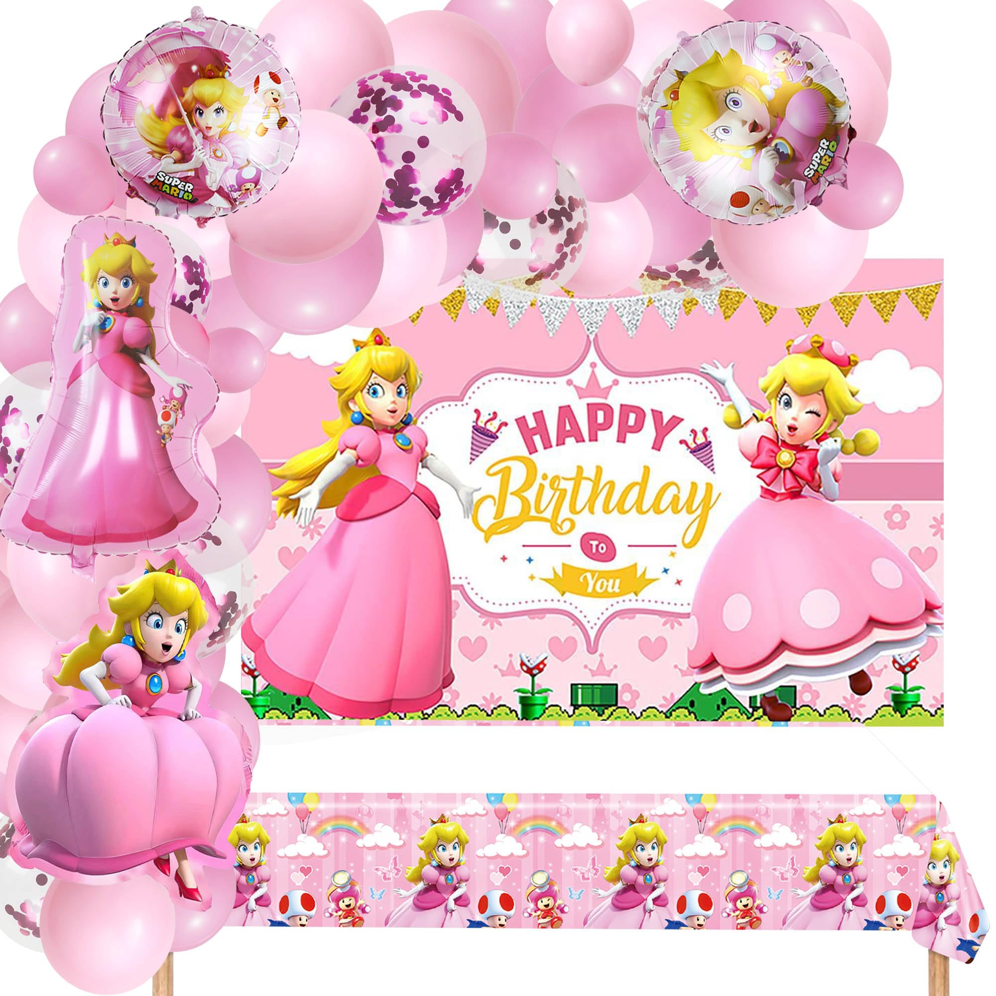 Mua Princess Peach Birthday Party Supplies, Princess Peach Theme Party ...